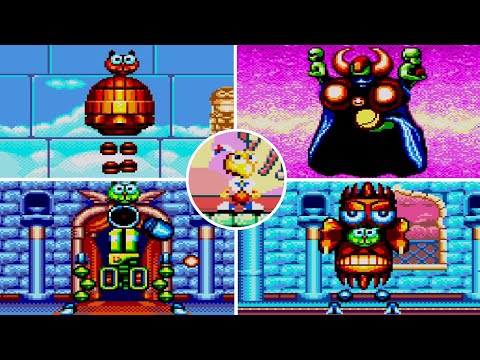 Game n°163 - Dynamite Headdy ( Master System ) All bosses - YouTube