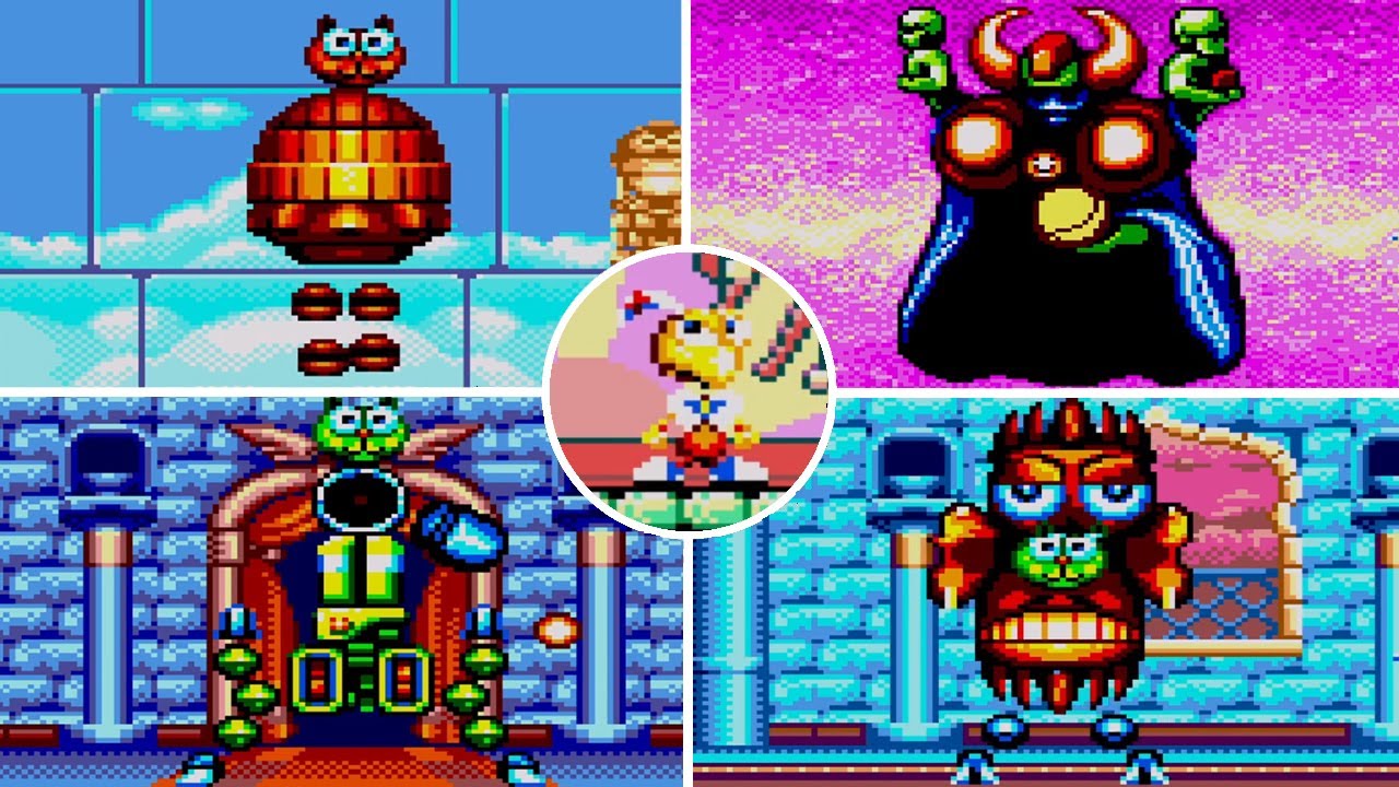 Game n°163 - Dynamite Headdy ( Master System ) All bosses - YouTube