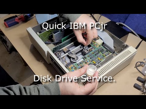 IBM PCjr Disk Drive Fix - YouTube