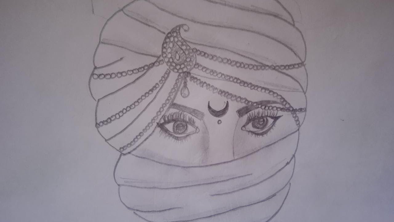 झांसी की रानी का चित्र बनाना सीखें। #jhansikirani @artdrawingsketch# ...