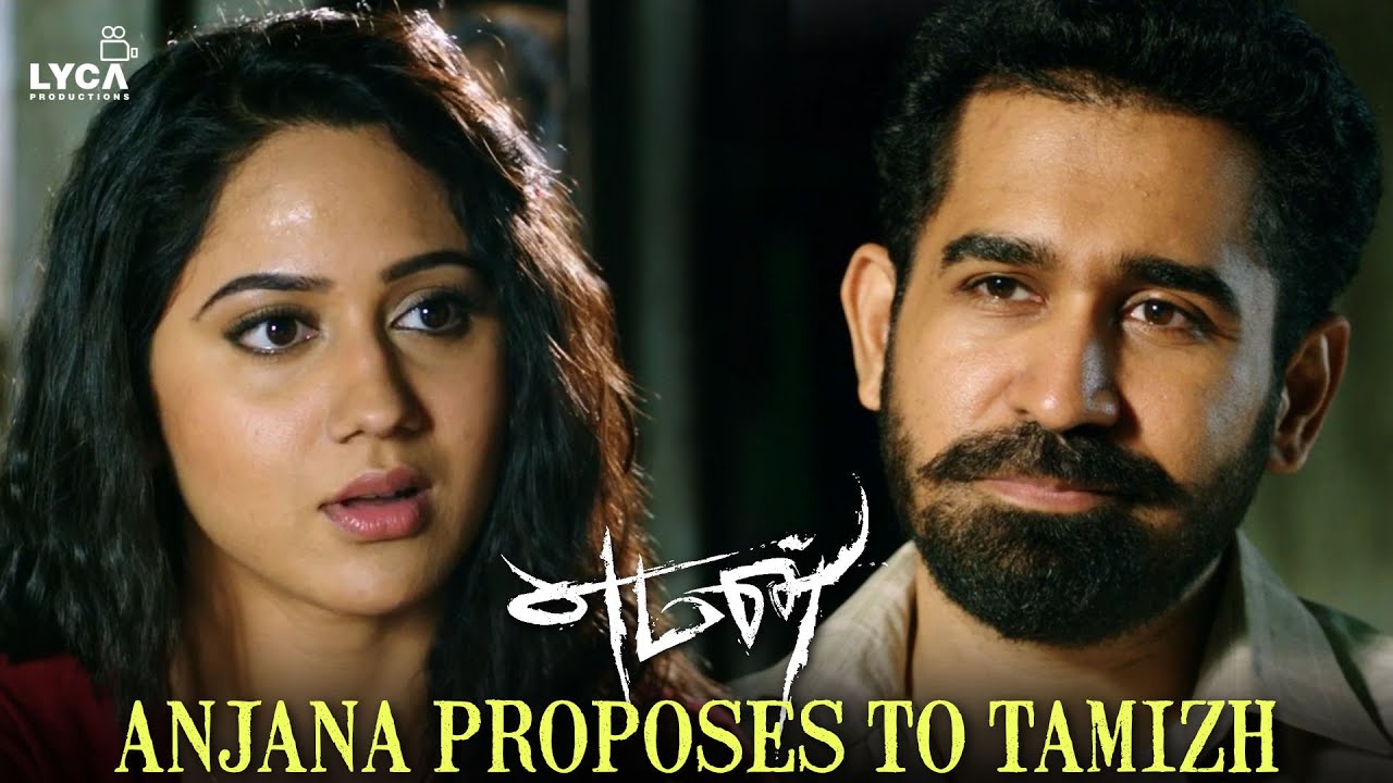 Yaman Movie Scene - Anjana Proposes To Tamizh | Vijay Antony | Miya ...