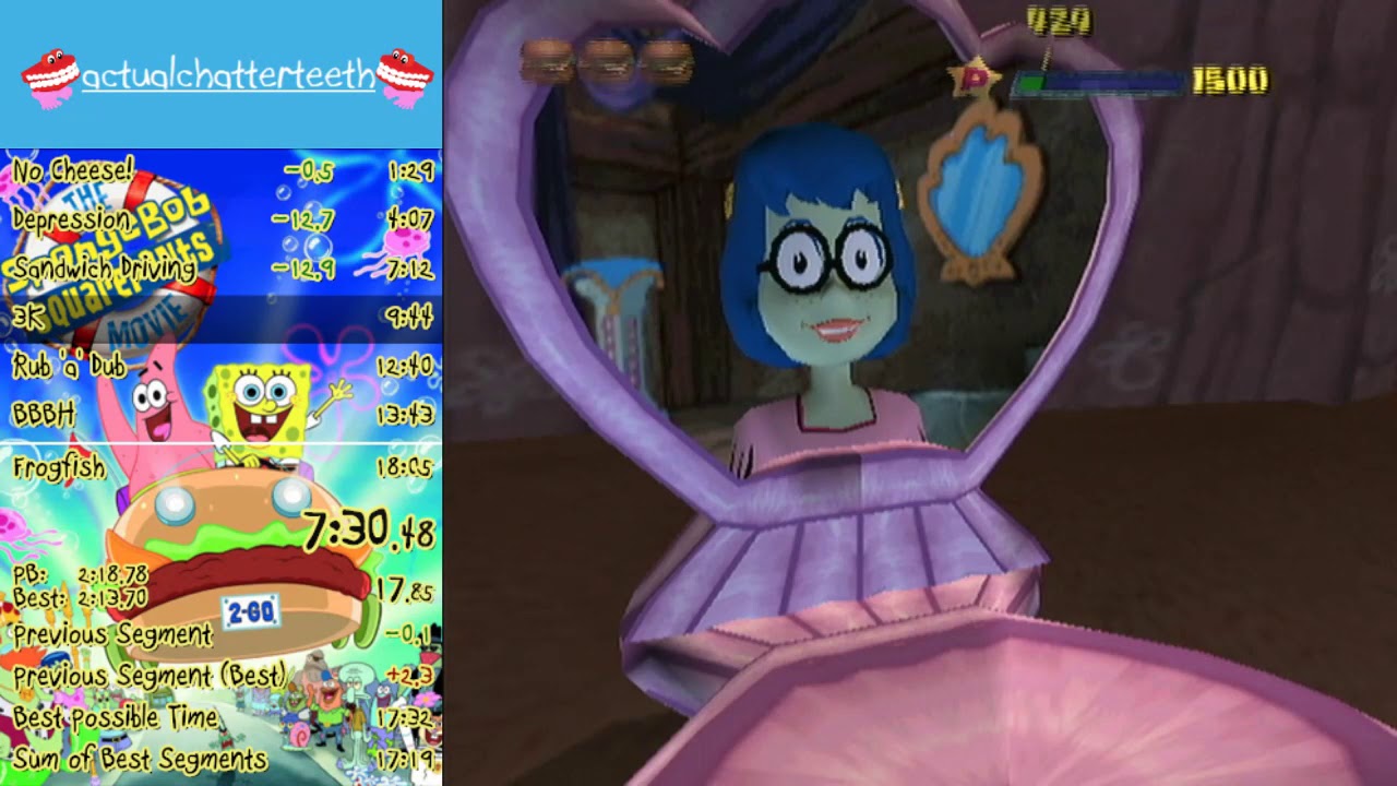 The SpongeBob SquarePants Movie: Frogfish RTA in 17:32 - YouTube