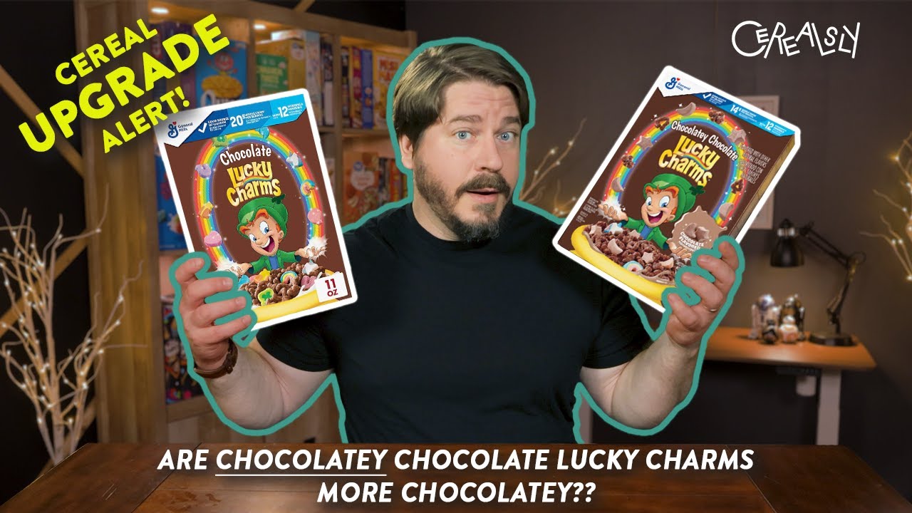 New CHOCOLATEY Chocolate Lucky Charms review! Is it an upgrade? - YouTube