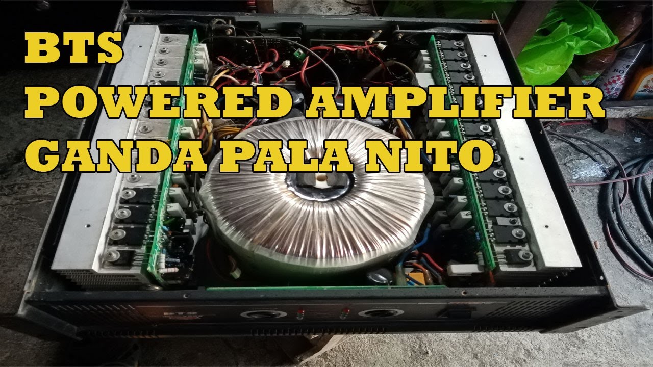 BTS POWERED AMPLIFIER - YouTube