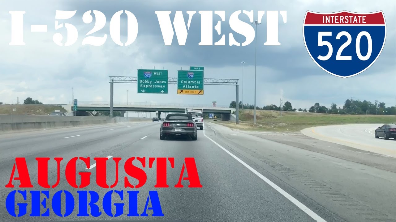 I-520 West FULL Loop - Augusta - Georgia - Highway Drive - YouTube
