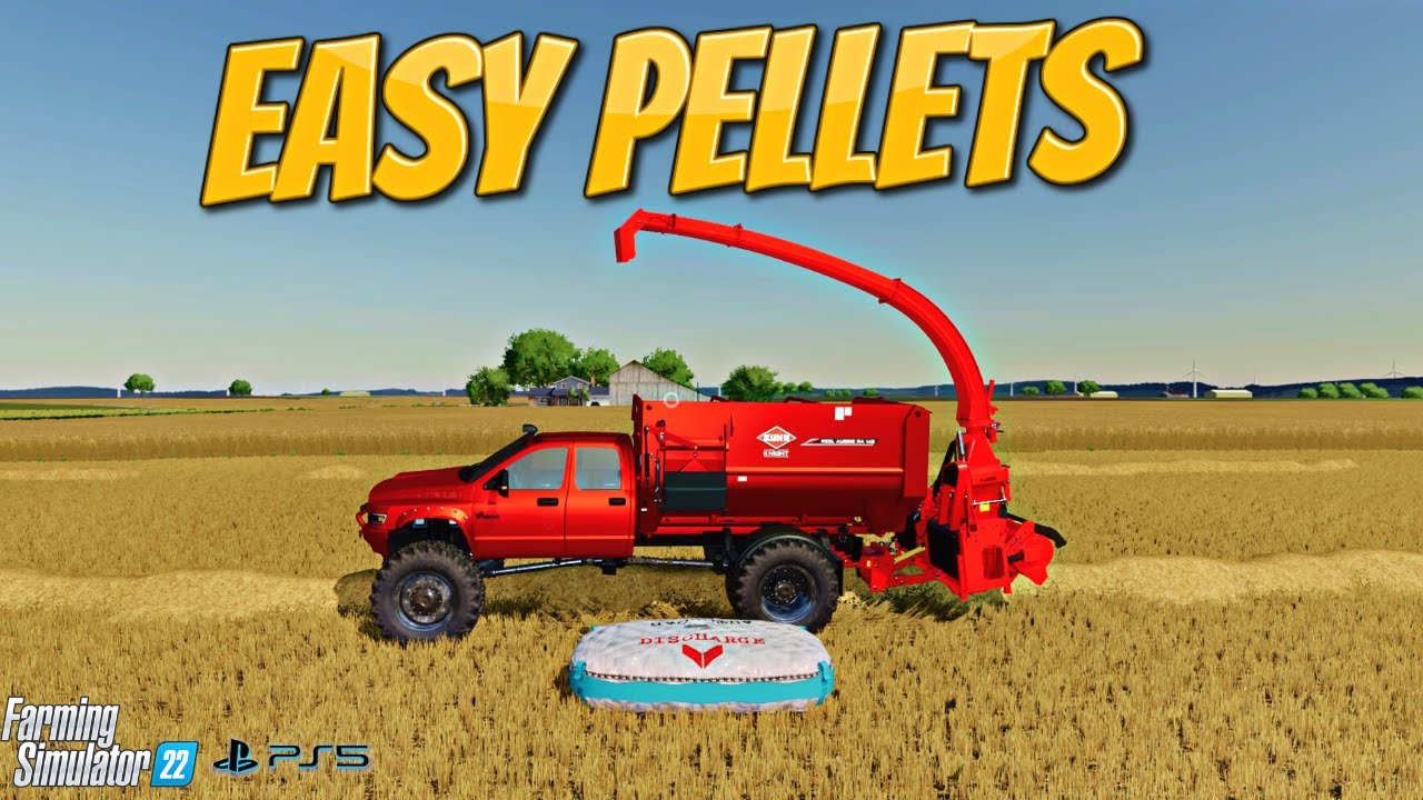 TLX3500 Making Pellets 😁 - Tips &Tricks - Straw Harvest Pack- Farming ...