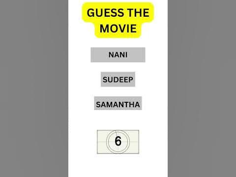 |Guess The Movie Name In 10sec|Guess The Movie Game|Riddles|Brain ...