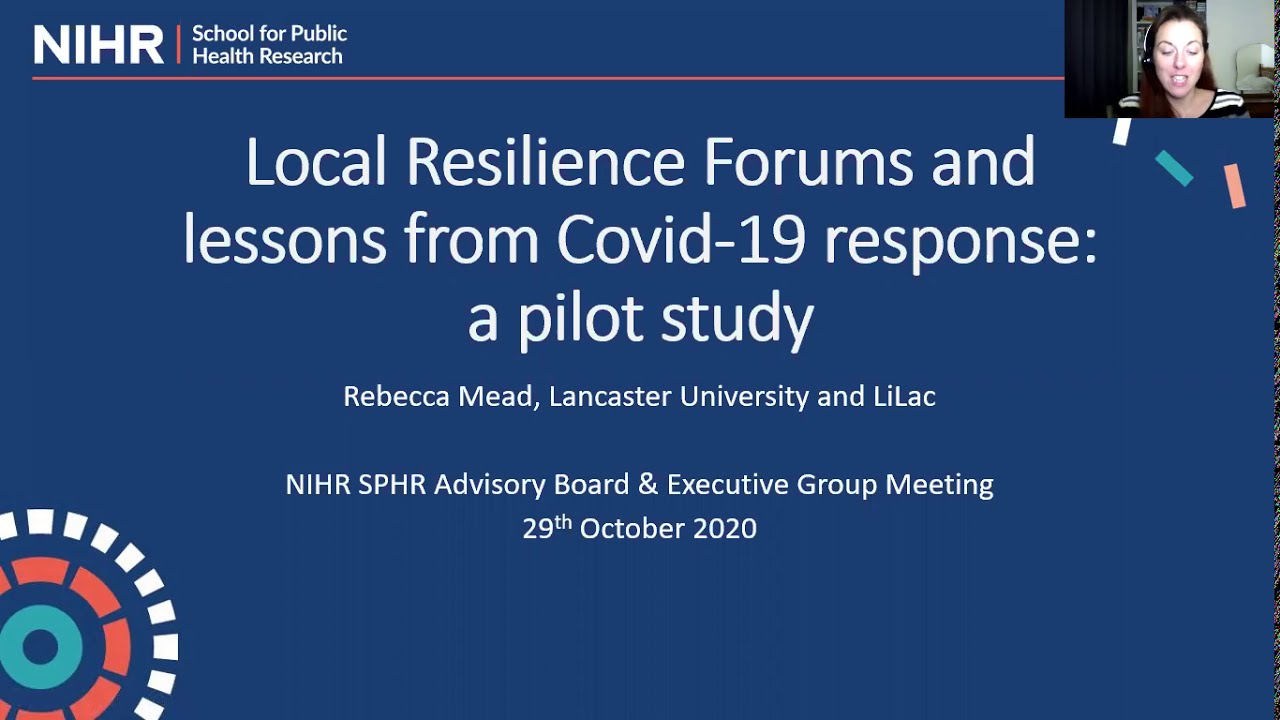 Local Resilience Forums and lessons from Covid-19 response - YouTube