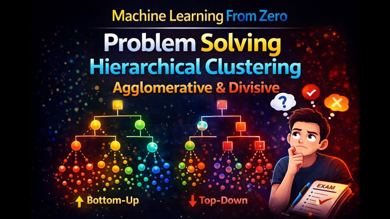 Problem Solving Hierarchical Clustering | Agglomerative & Divisive ...