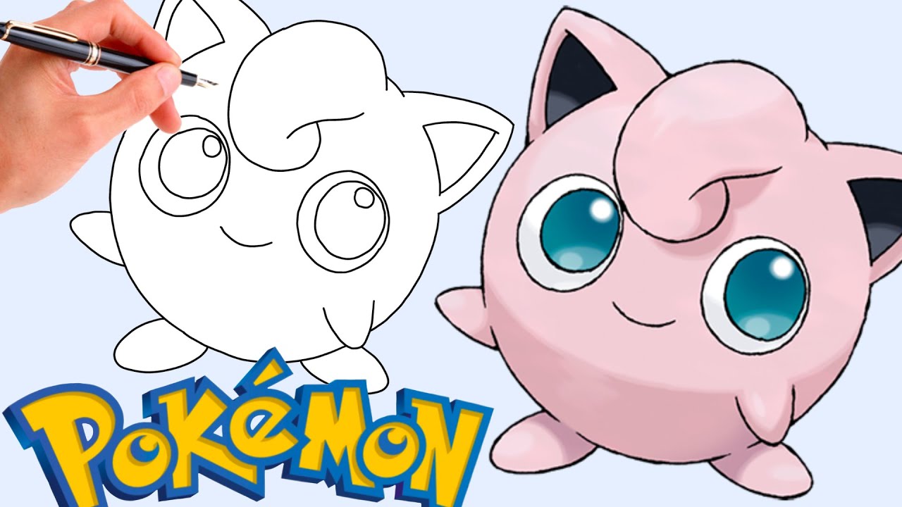 Lær at Tegne JIGGLYPUFF POKEMON #0039 | Pokemon Generation 1 - YouTube