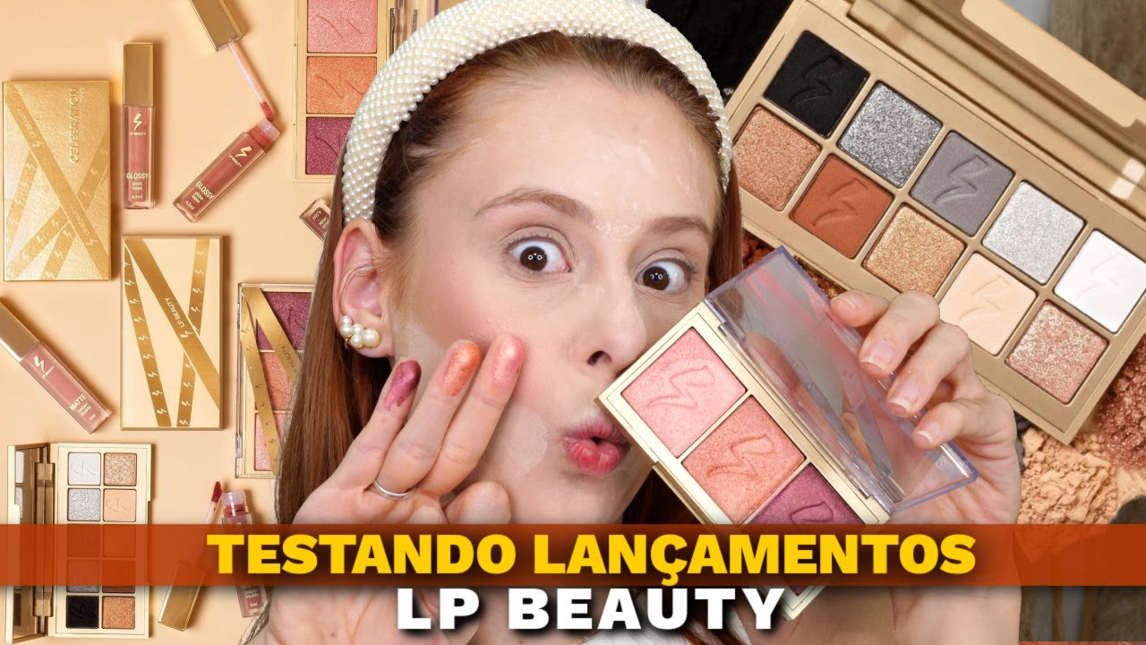 TESTANDO a NOVA COLEÇÃO CELEBRATION de LP BEAUTY - YouTube