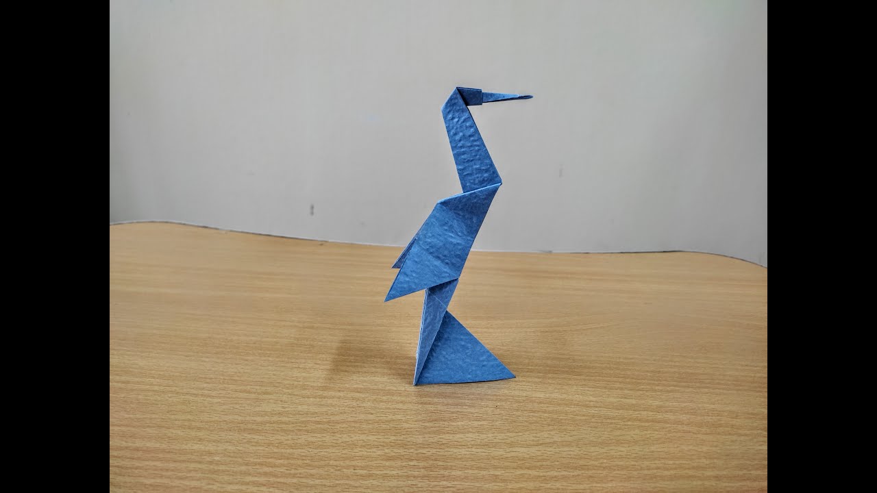 Origami Stork Easy - Origami Bird Easy - YouTube