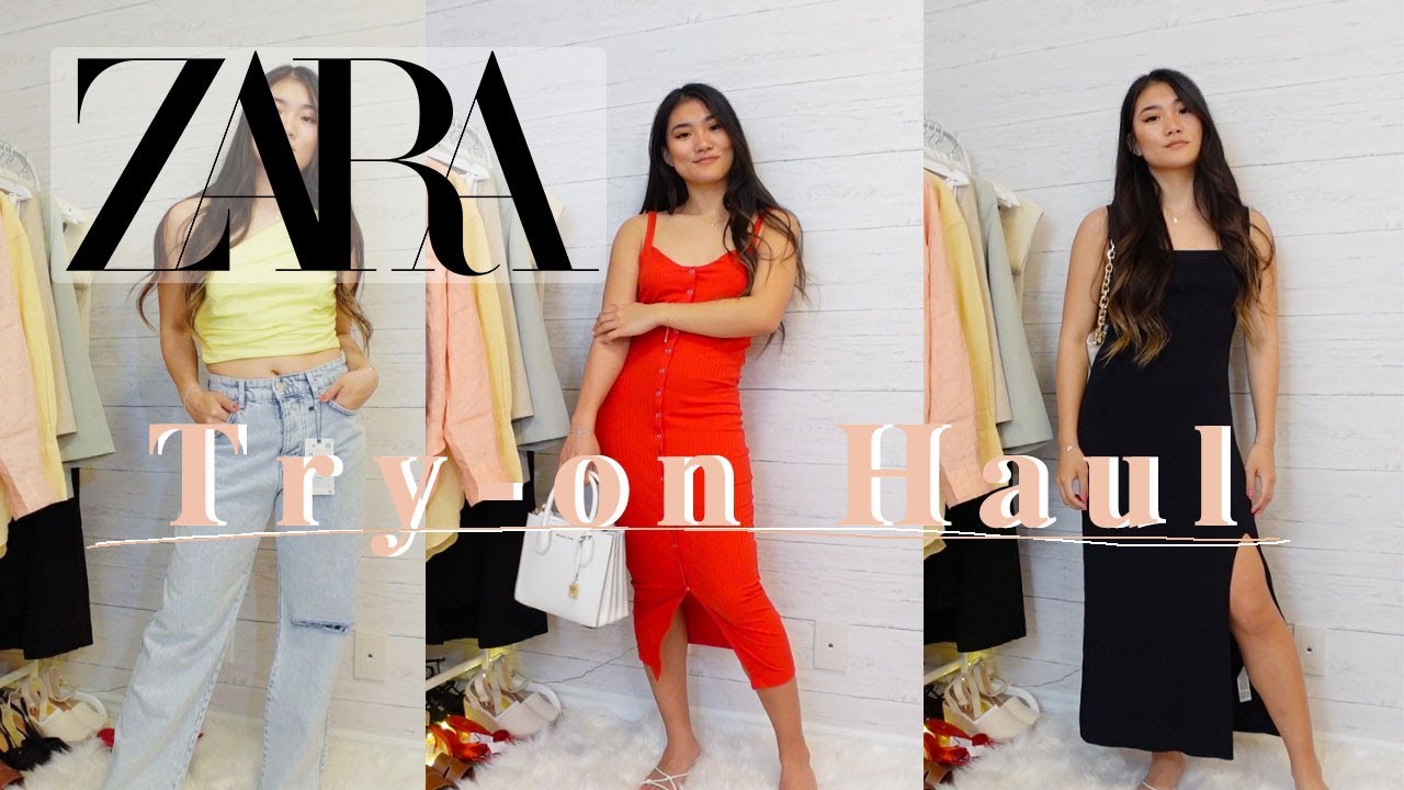 ZARA | SPRING AND SUMMER 2021 | TRY-ON HAUL | 10 ITEMS - YouTube