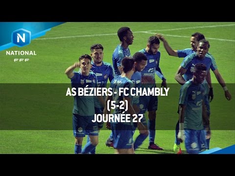 J26 : AS Béziers - FC Chambly (5-2), le résumé - YouTube