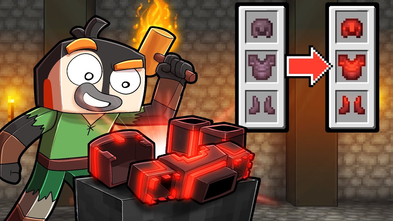 Secret WAY to Forge DRAGON Infused Armor! (Minecraft Dragons) - YouTube
