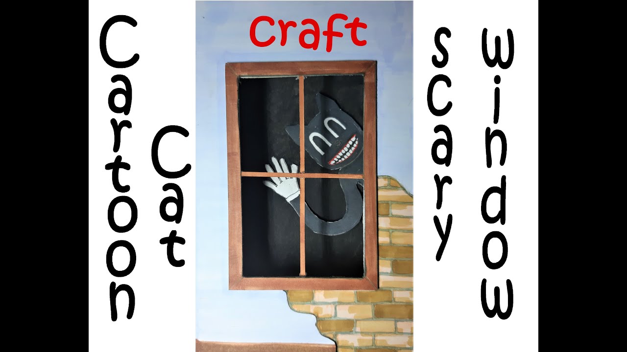 funny craft - cartoon cat - Trevor Henderson - scary window - YouTube