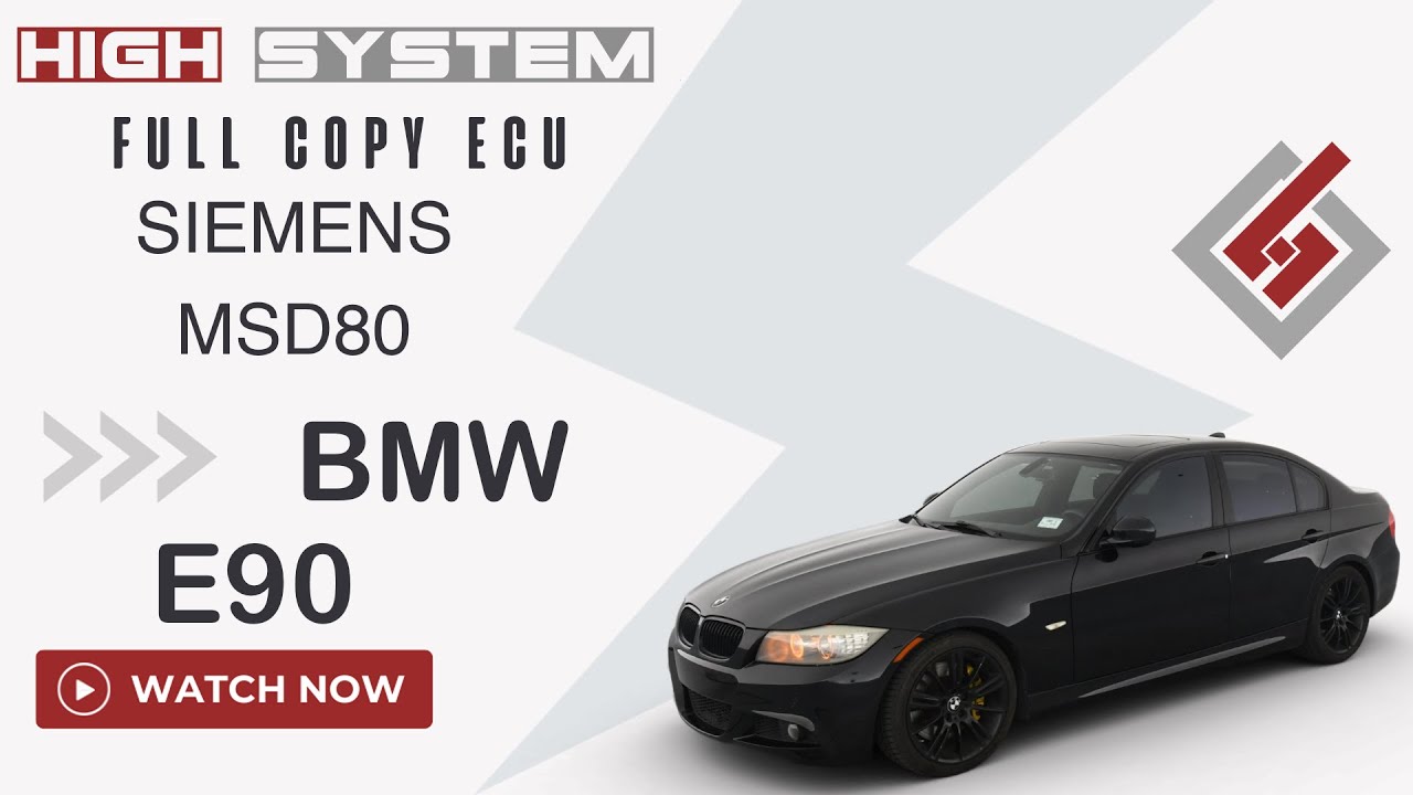 BMW E90 ECU SIEMENS DME MSD80 Full Copy - YouTube