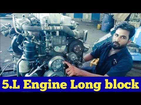Tata Motors 5L Turbotronn BS-6 Engine Long Block fitting #tatamotors # ...