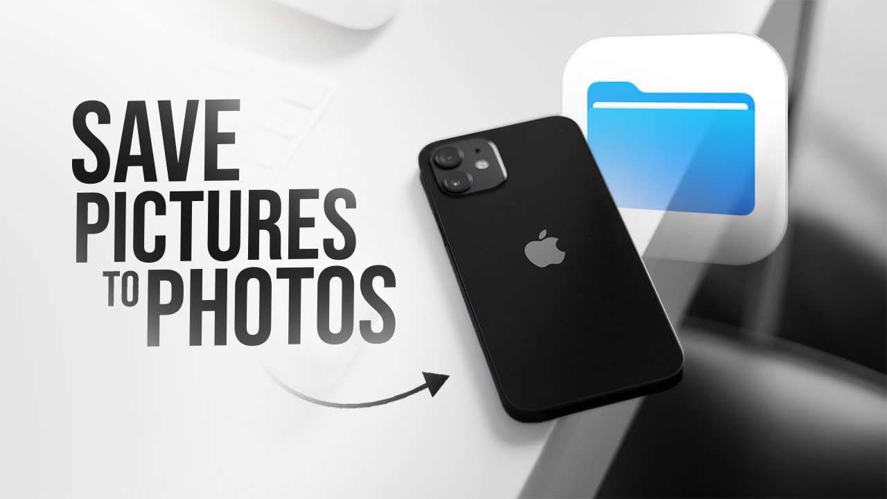 How to Save Pictures from Files to Photos on iPhone (tutorial) - YouTube