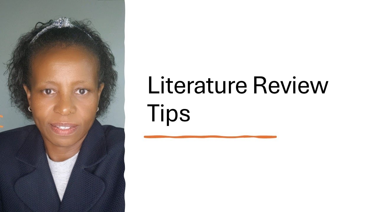 Literature Review Tips - YouTube