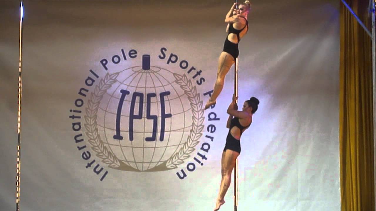 Bendy Kate and Sarah Scott - SECOND PLACE Doubles - World Pole Sports ...
