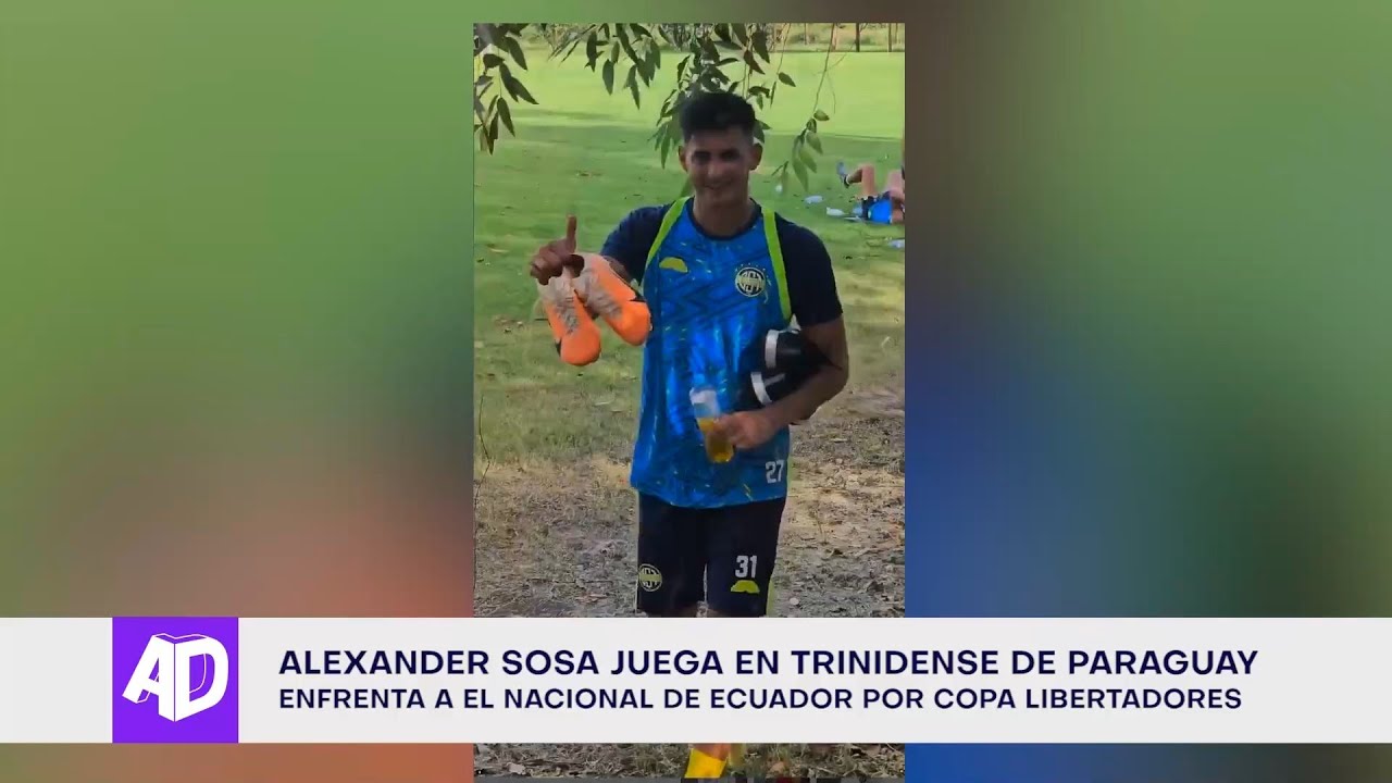 Fútbol: Alexander Sosa pasó a Trinidense de Paraguay - YouTube