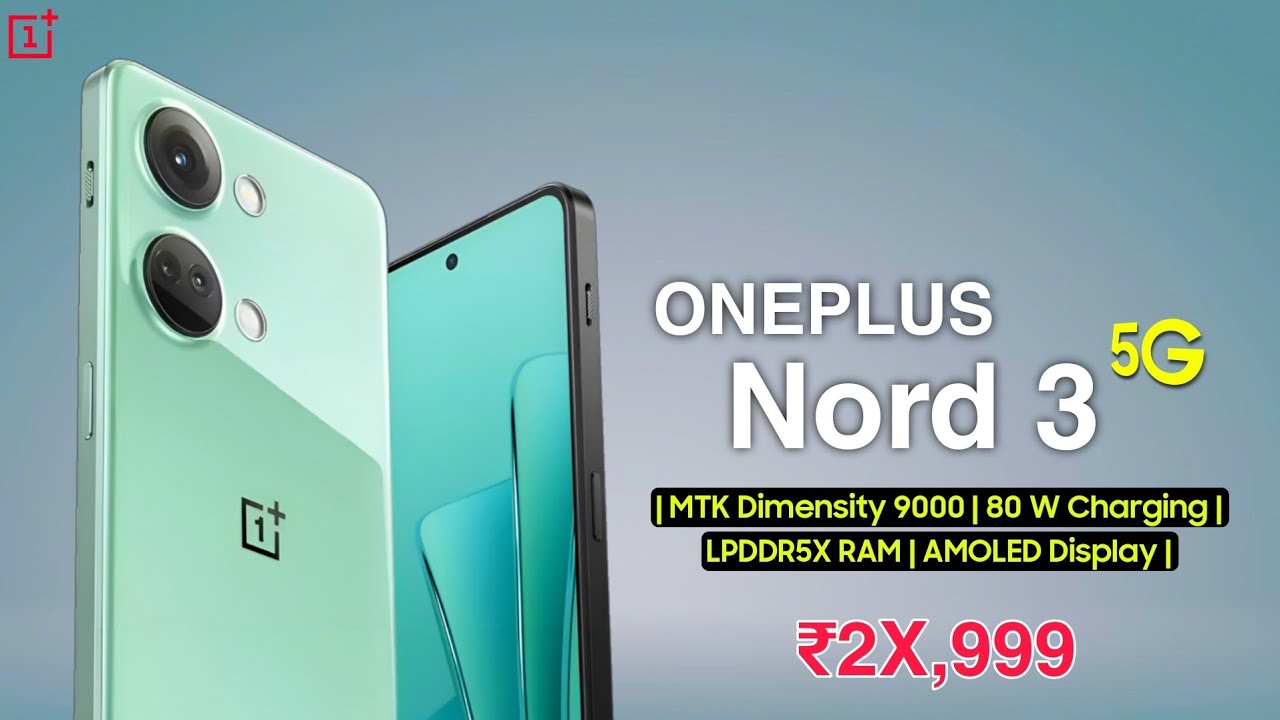 Oneplus Nord 3 5G | Launch Date in India | First look 🔥 - YouTube