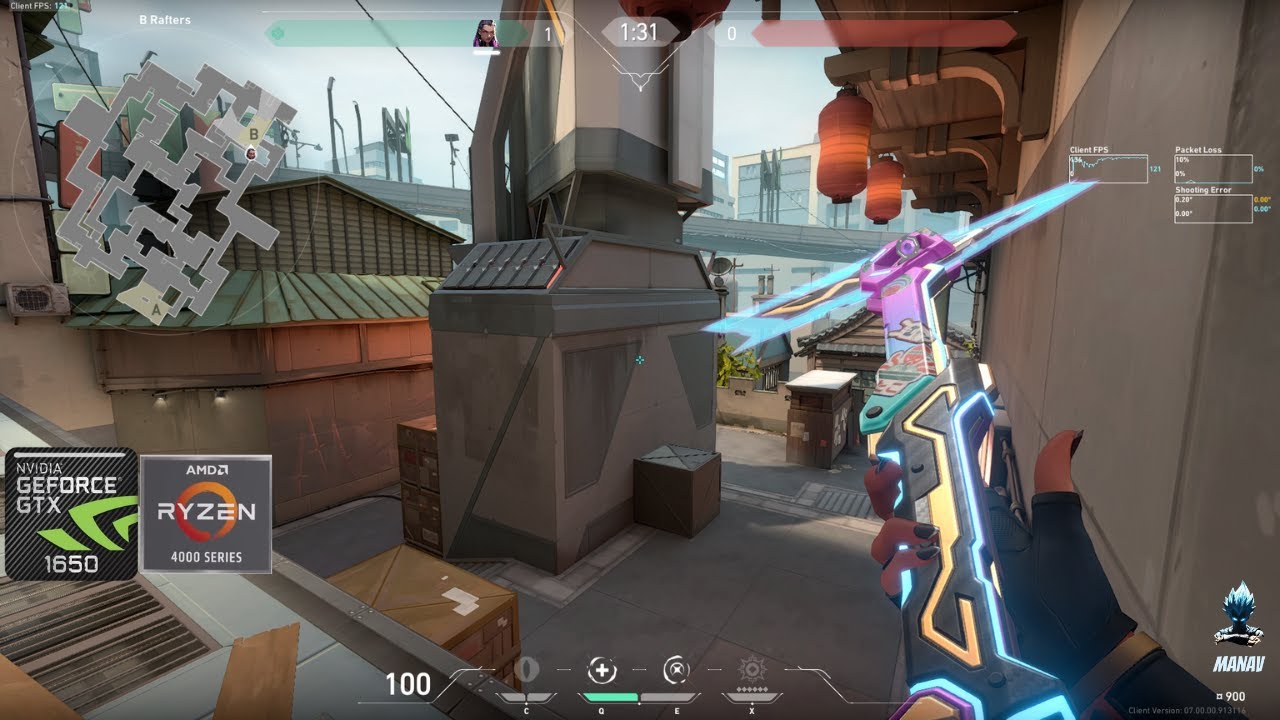 VALORANT Gameplay - 2 / Asus tuf - A15 - Ryzen 5 4600h + GTX 1650 + 16 ...