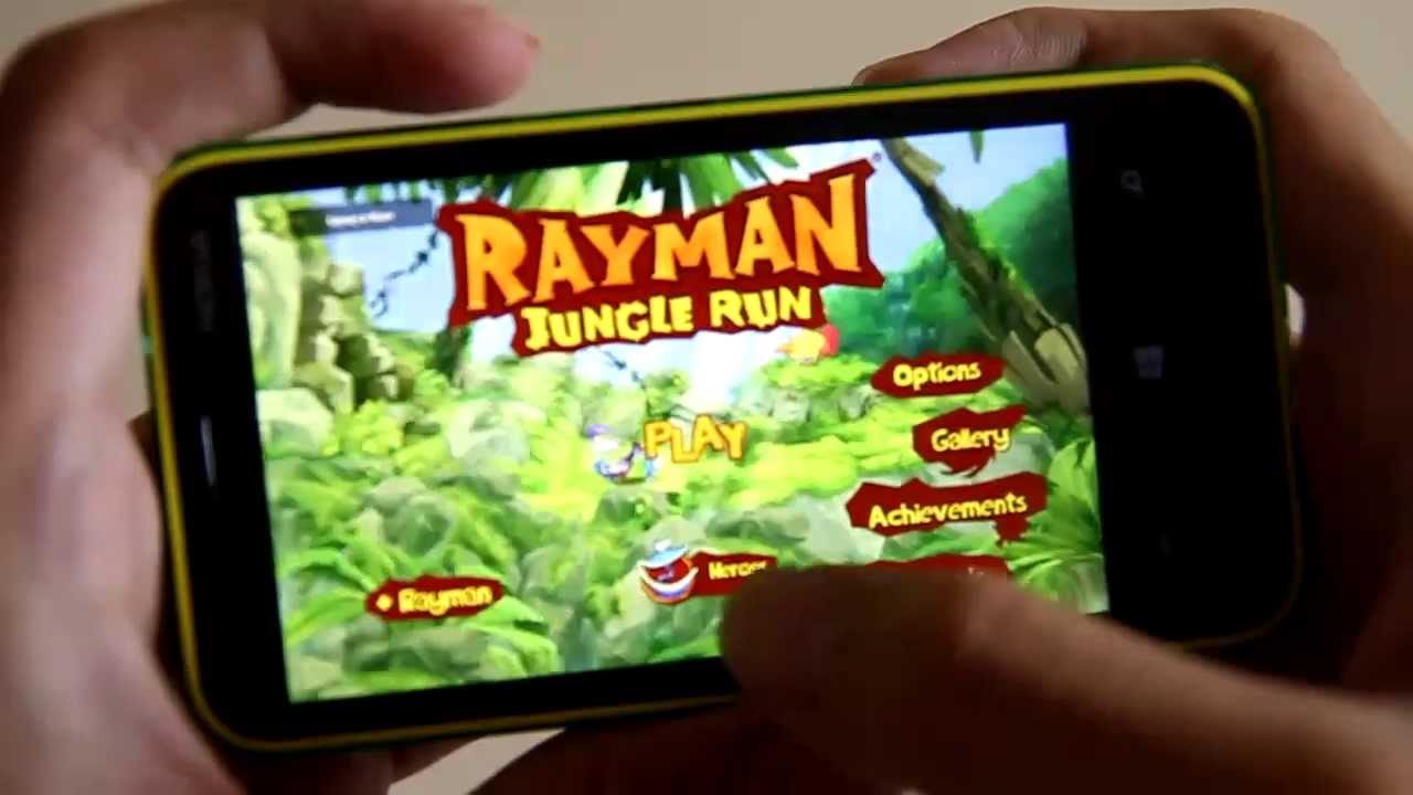 Nokia LUMIA 620 Gaming Review HD: Rayman Jungle Run - YouTube