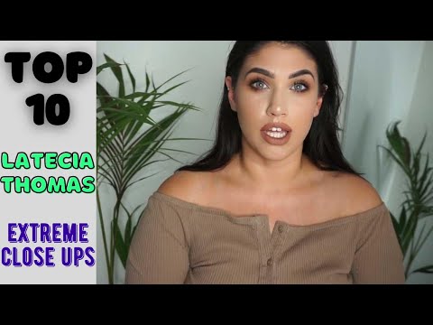 Latecia Thomas Top 10 Extreme Close Ups - You'll Feel Juicy