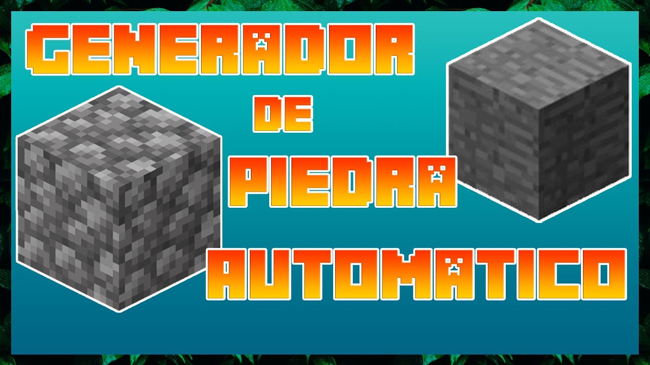 GENERADOR DE PIEDRA AUTOMATICO (Java) +260 x Minuto - Minecraft ...