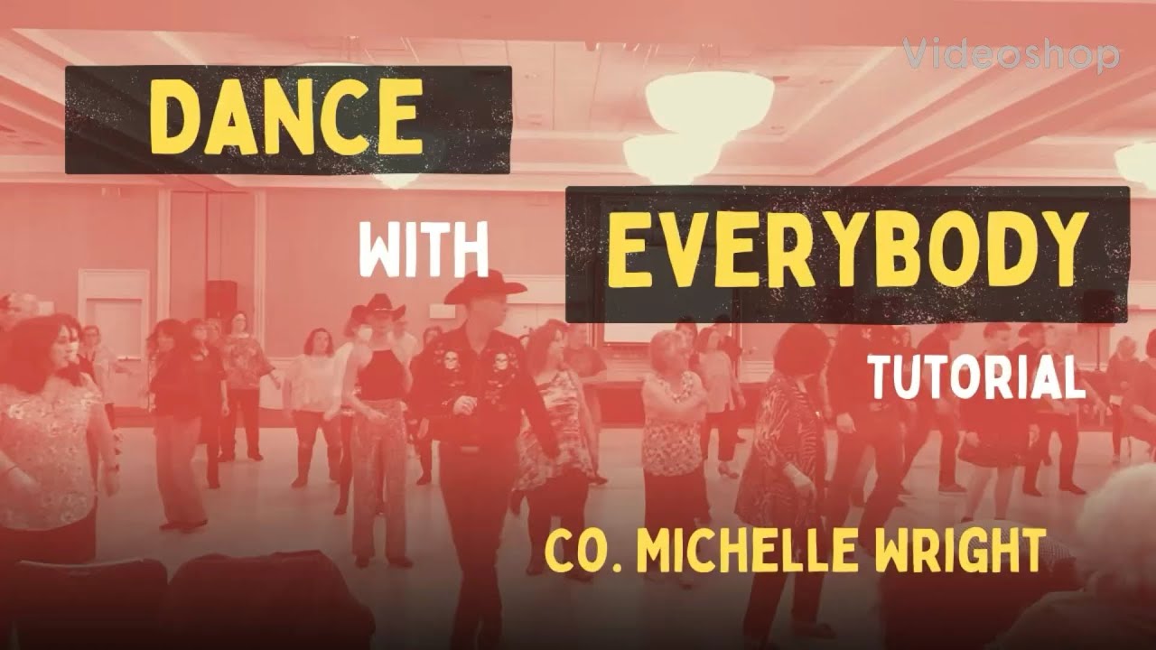 Dance with Everybody official line dance tutorial - YouTube