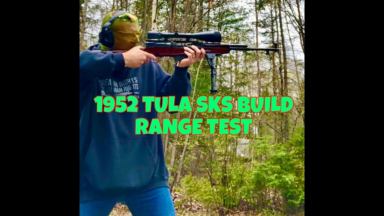 SKS with bipod and Bushnell Banner scope on magwedge rail. - YouTube