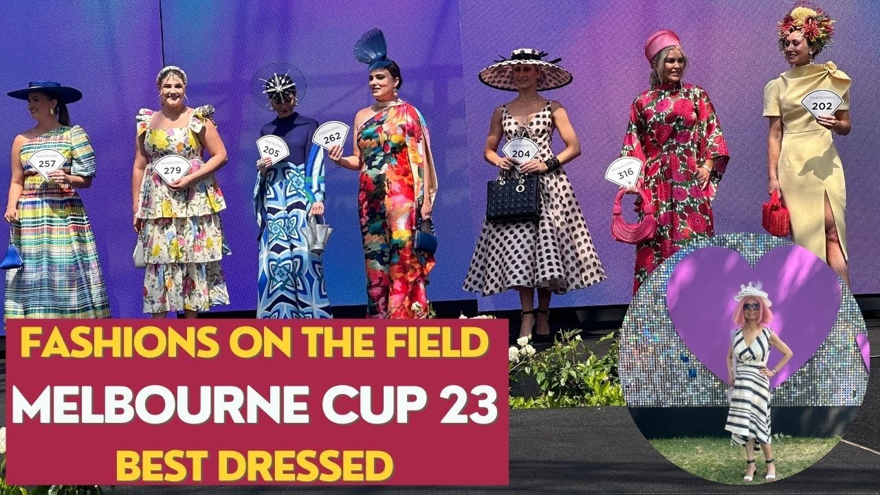 2023 Melbourne Cup Fashions On The Field - Best Dressed Review - YouTube