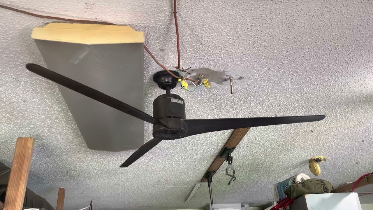 Brown Emerson stratojet industrial ceiling fan 52” - YouTube