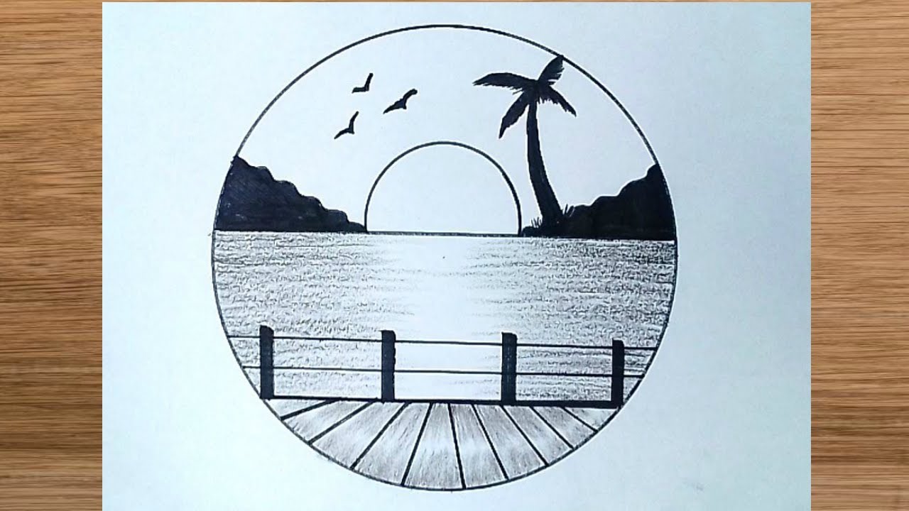 Circle drawing circle drawing simple pencil💝👇 || drawing drawing acchi ...