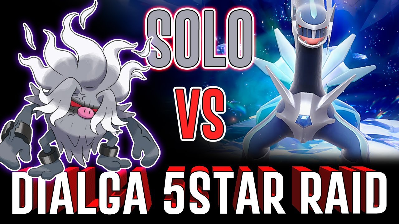ANNIHILAPE / EPITAFF SOLO DIALGA / PALKIA 5star tera raid - Pokemon ...