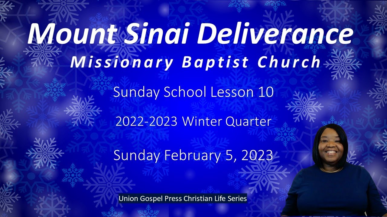 Sunday School Overview Sunday February 5 2023 UGP YouTube sunday-school-overview-sunday-february-5-2023-ugp-youtube