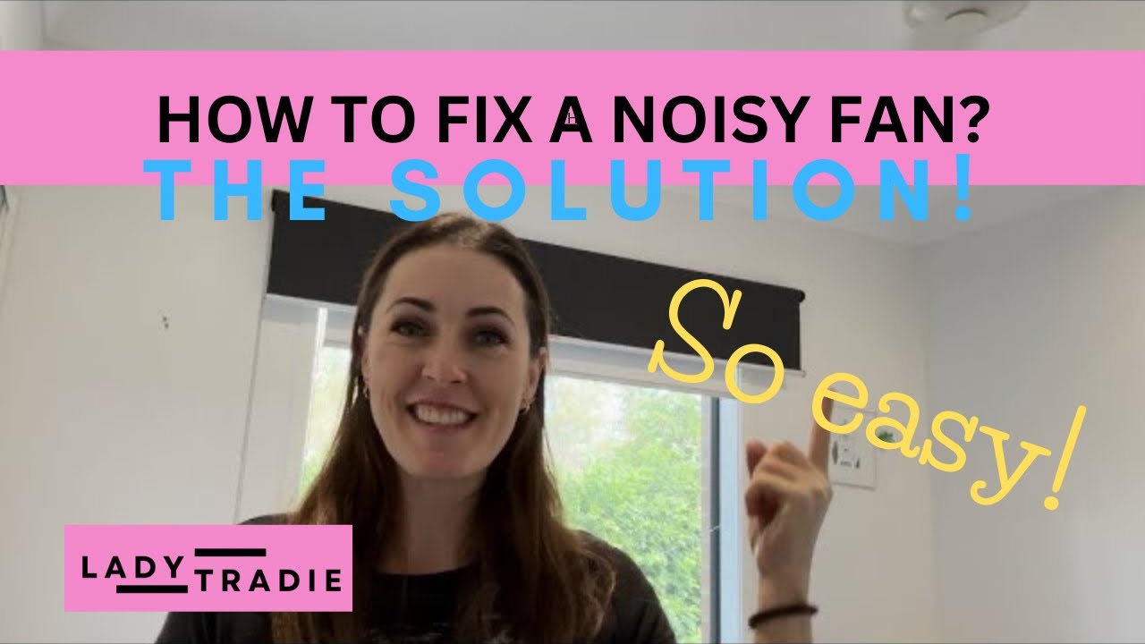 Noisy fan - The Solution - YouTube