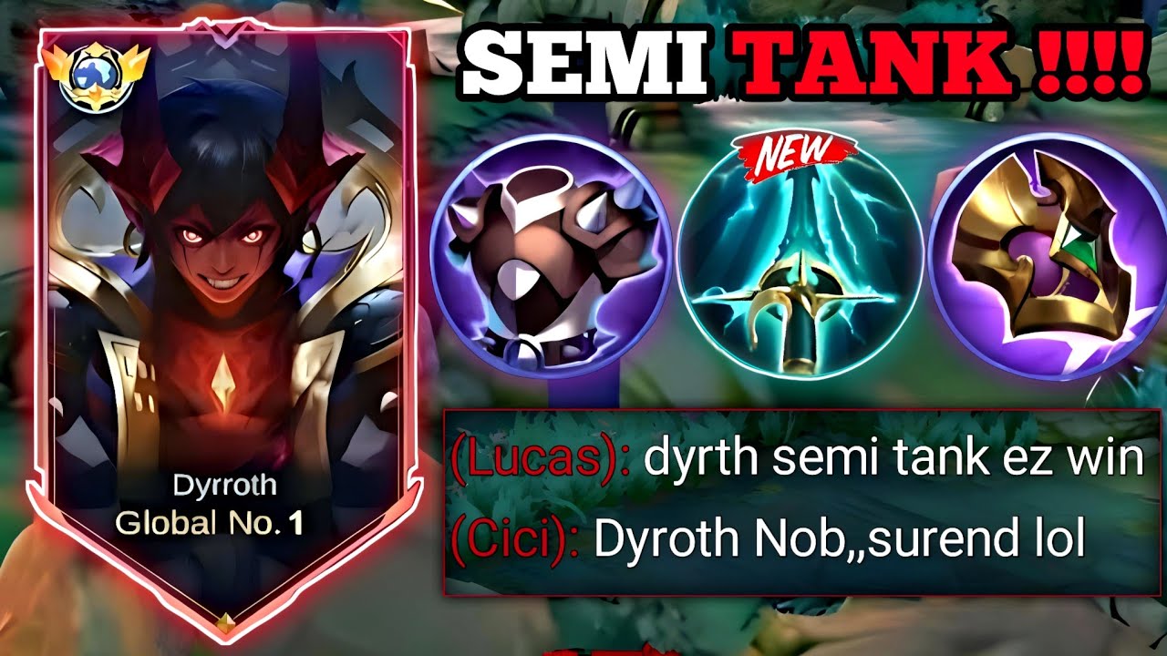 DYRROTH SEMI TANK IS SICK + THICK !! THIS IS THE BUILD AND EMBLEM ...