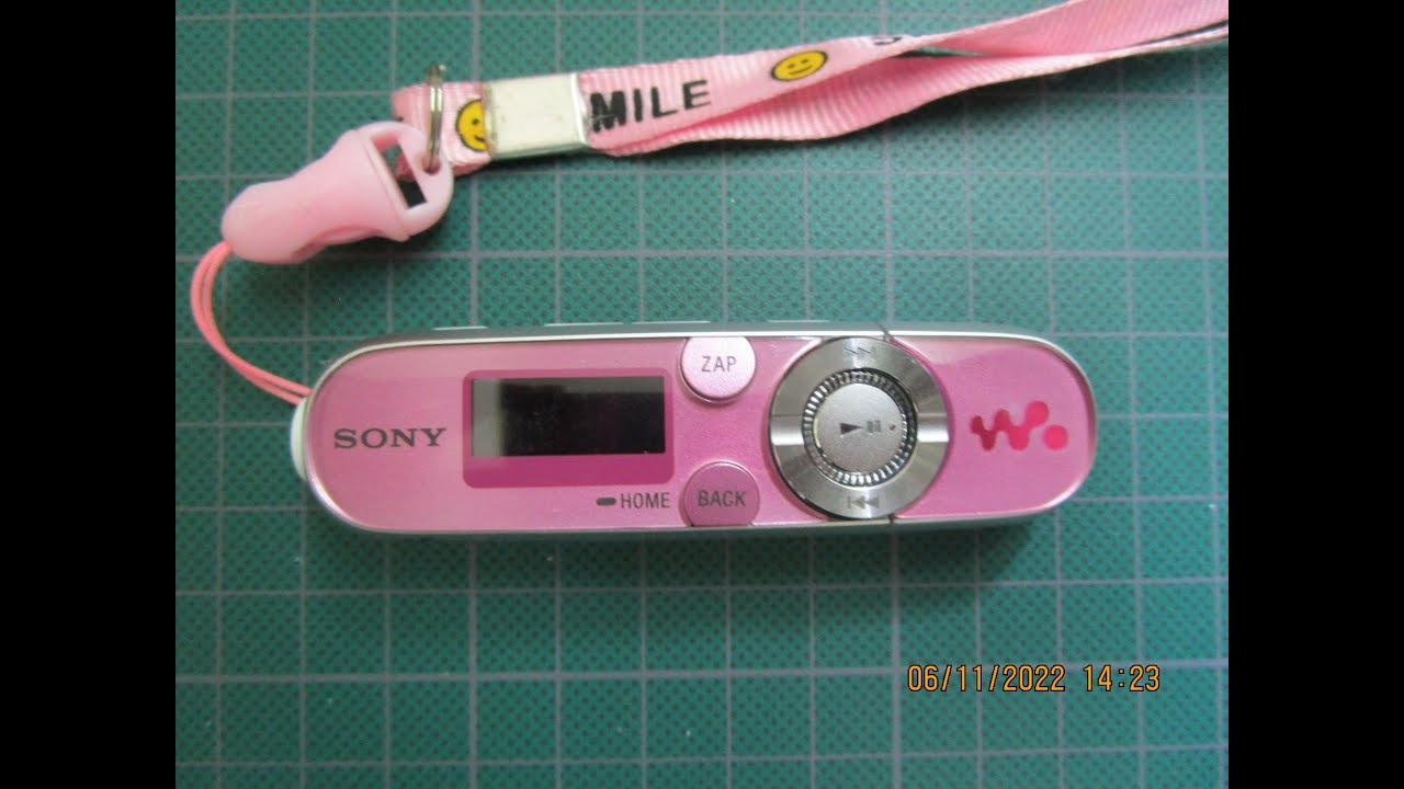 Reproductor mp3 #sony - YouTube