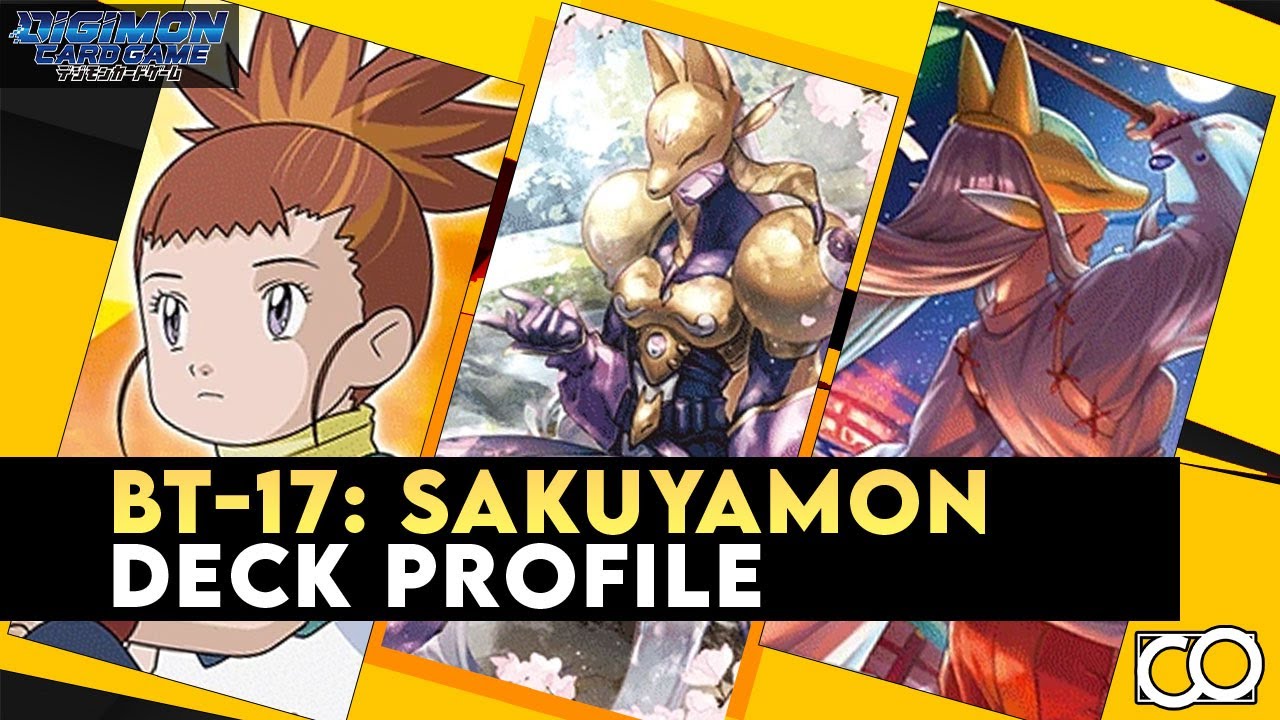 BT-17: Sakuyamon Deck Profile (Digimon Card Game) - YouTube