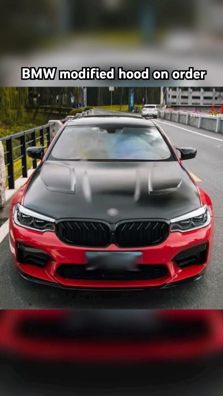 BMW modified hood on order BY JCD car modification - YouTube
