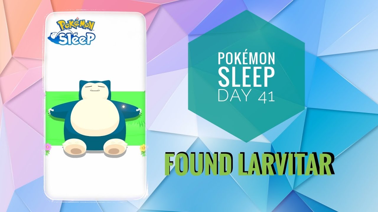 Pokémon Sleep : Day 41 | Found Larvitar - YouTube