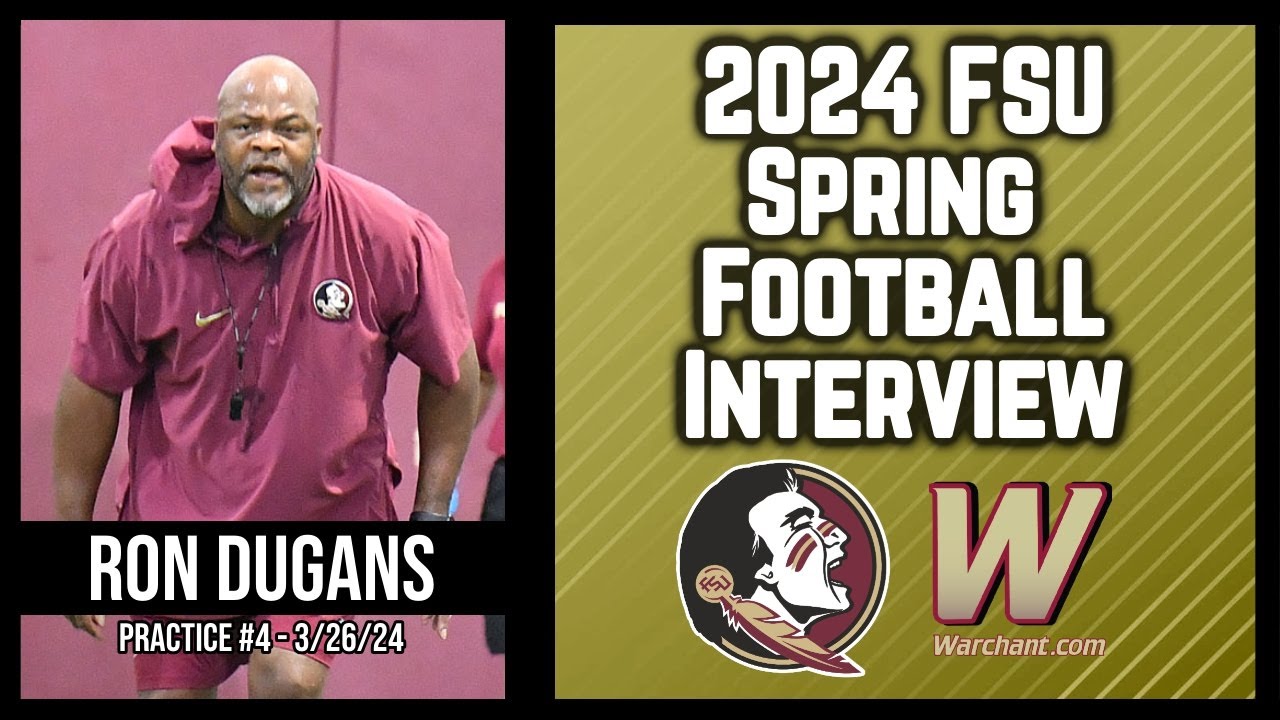 FSU WRs Coach Ron Dugans Spring Practice Interview | FSU Football ...