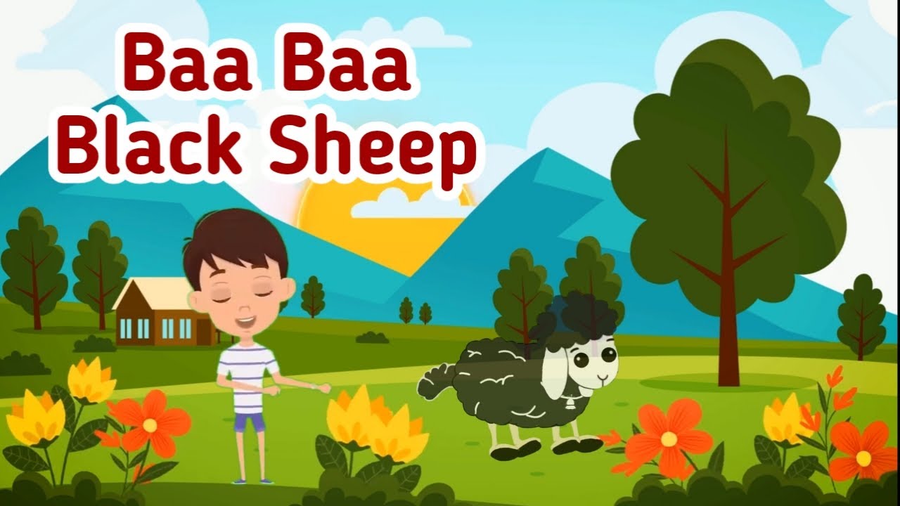 Baa Baa Black Sleep | Nursery Rhymes | Kids Song | baba black sheep ...