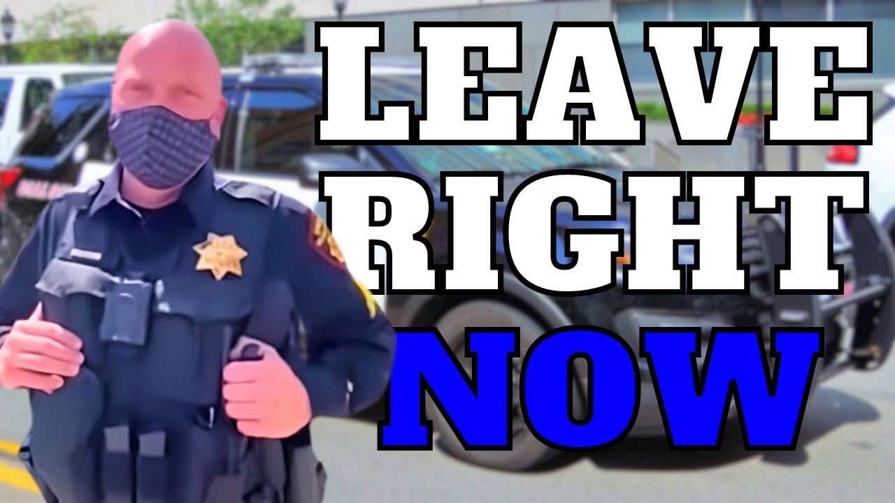 Crazy Cop Tries To Stop Man Filming In Public Then This Happens... - YouTube