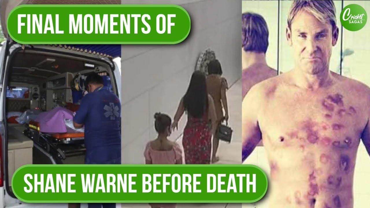 CCTV Footage Shows Final Moments of Shane Warne Before Death - YouTube