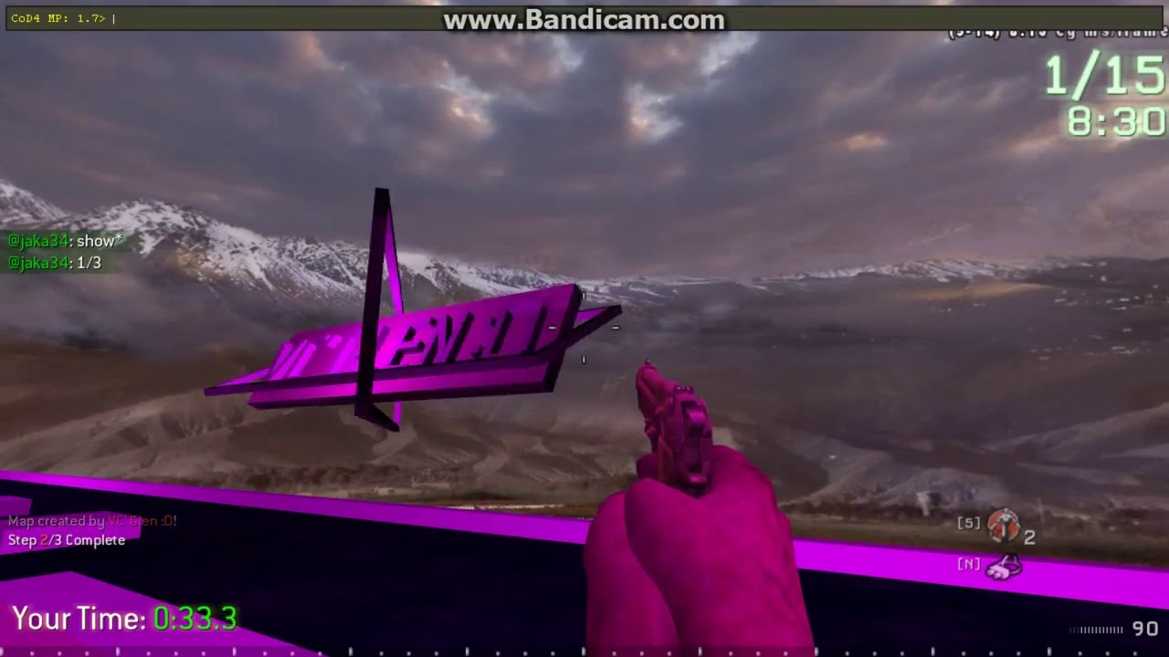 cod4 mp dr purple world deathrun secret - YouTube