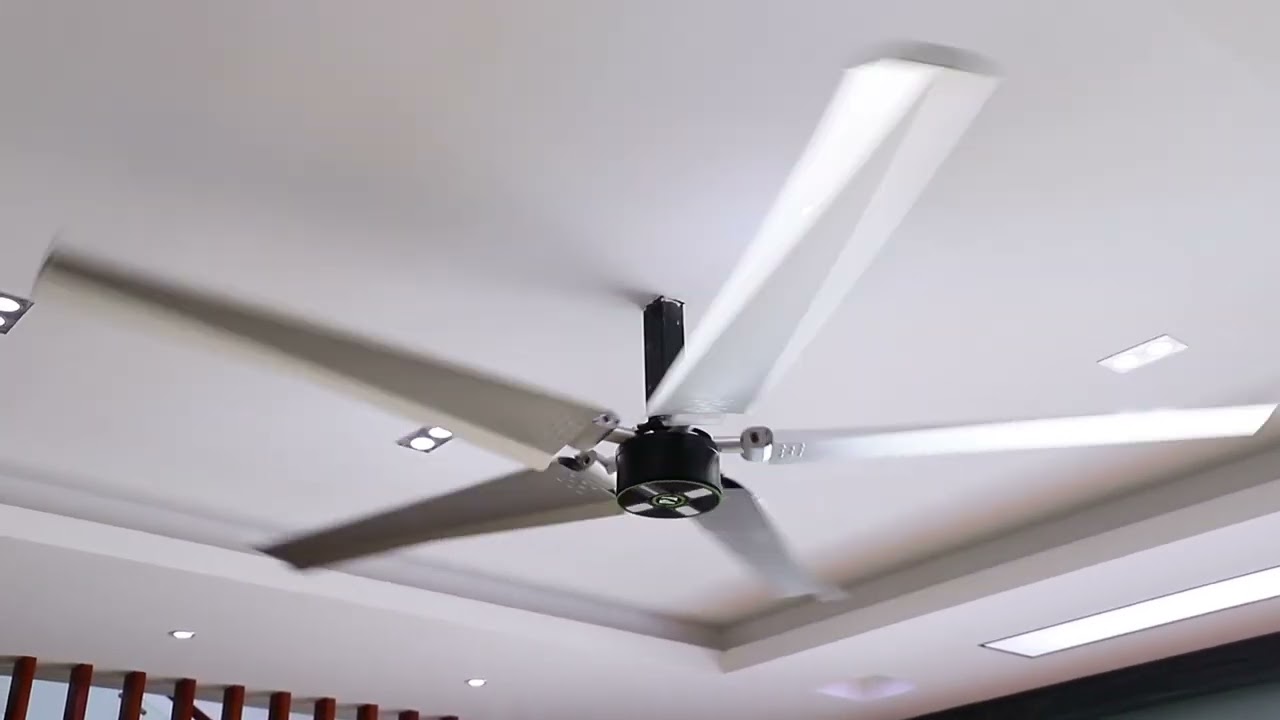 Powerful HVLS Fans for Military Duty Applications from dawangfan - YouTube